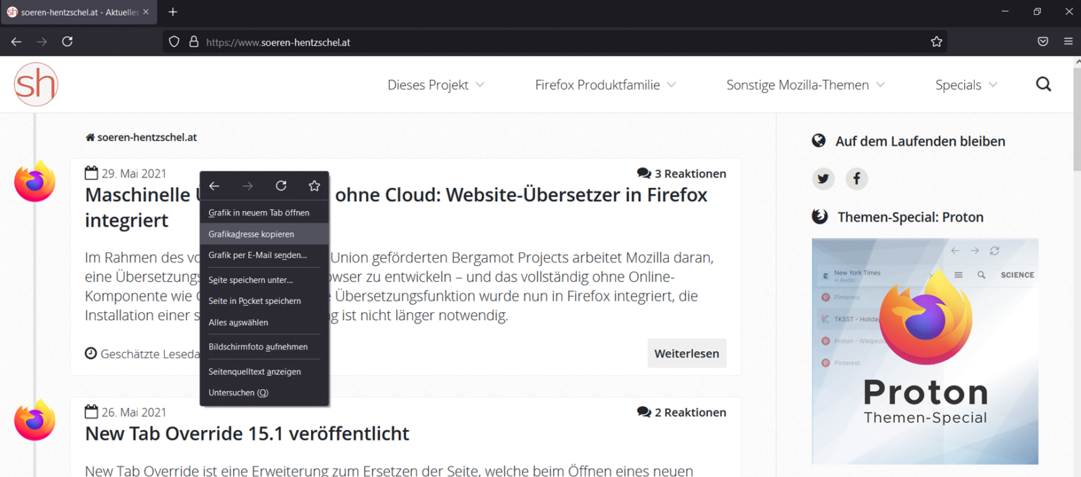 Mozilla veröffentlicht Firefox 89 mit neuem Proton-Design